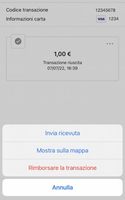 Come effettuare un rimborso tramite POS?
